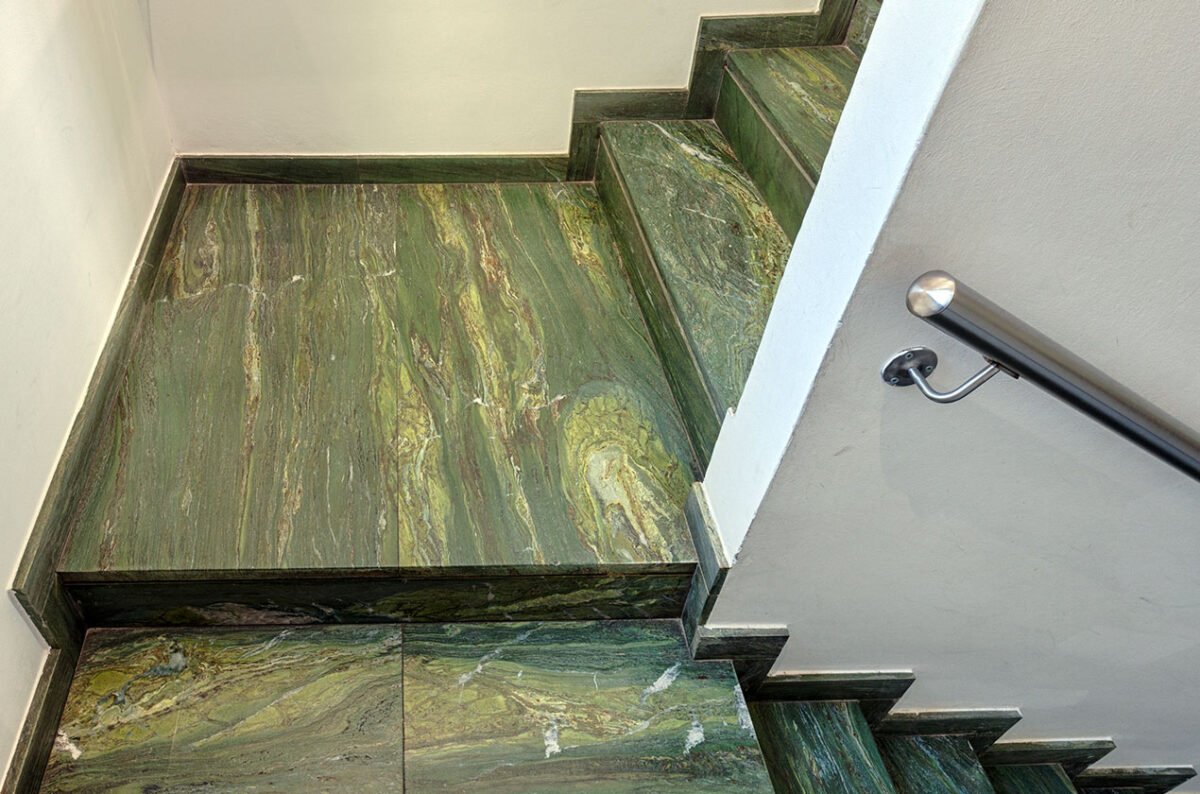 Green marble as a sunctuary of relaxation